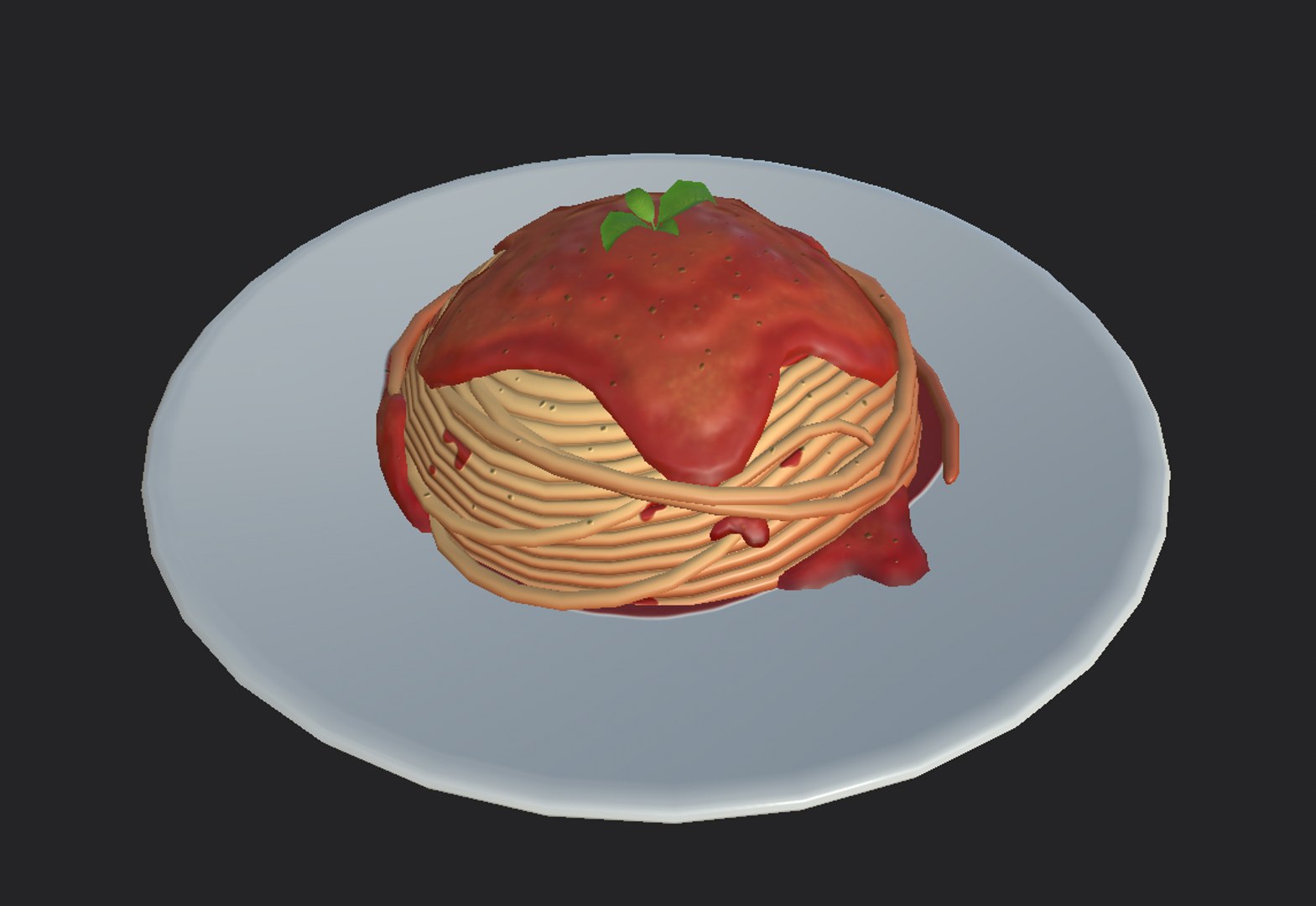 Spaghetti cartoon 3D model - TurboSquid 1412774