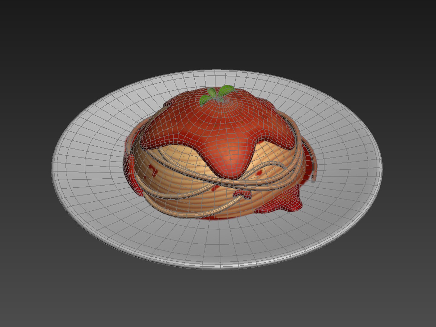 Spaghetti cartoon 3D model - TurboSquid 1412774