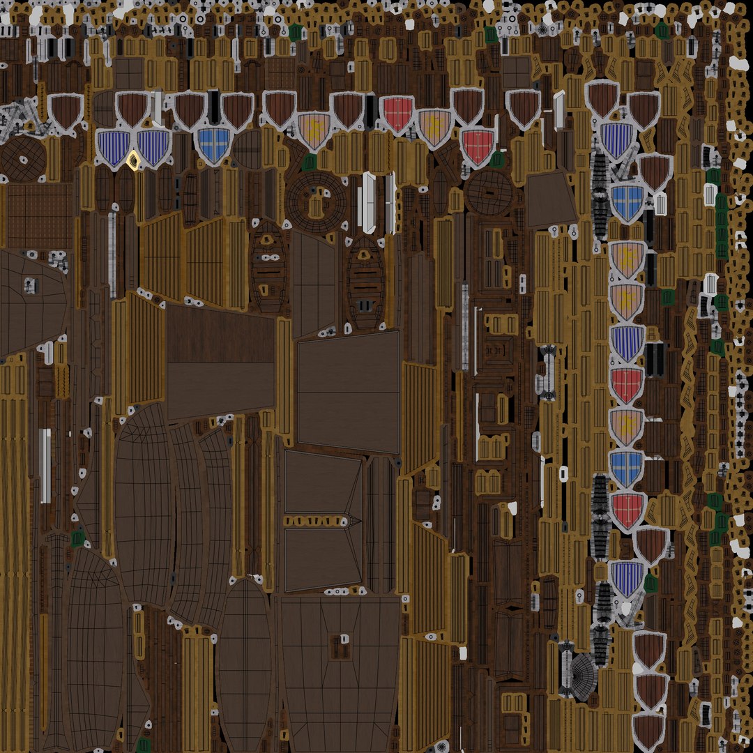 3D Atlantic Carrack Model - TurboSquid 2236448