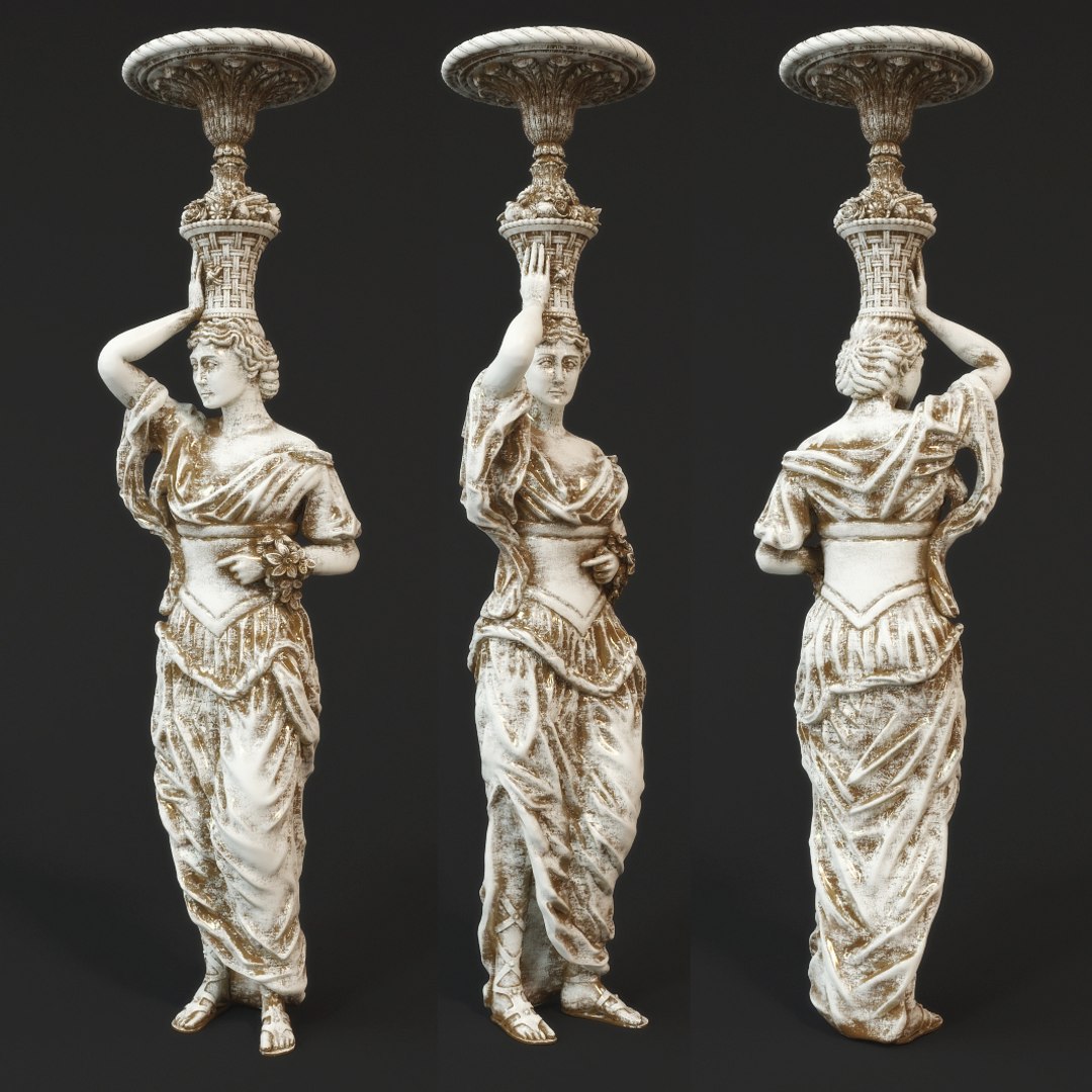3d statue decoration