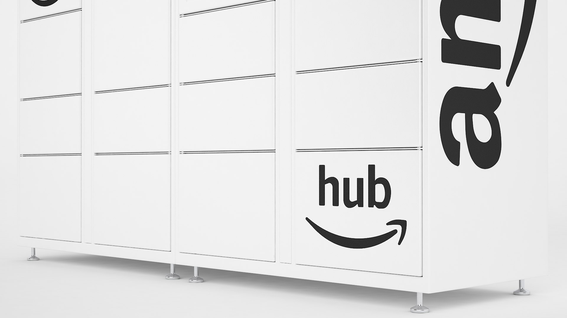 Amazon Delivery Lockers 3D Model - TurboSquid 1439607