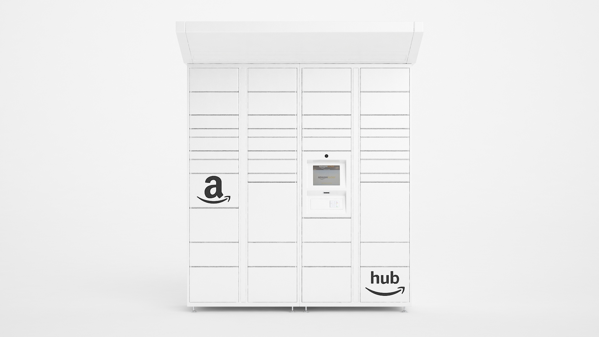 Amazon Delivery Lockers 3D Model - TurboSquid 1439607