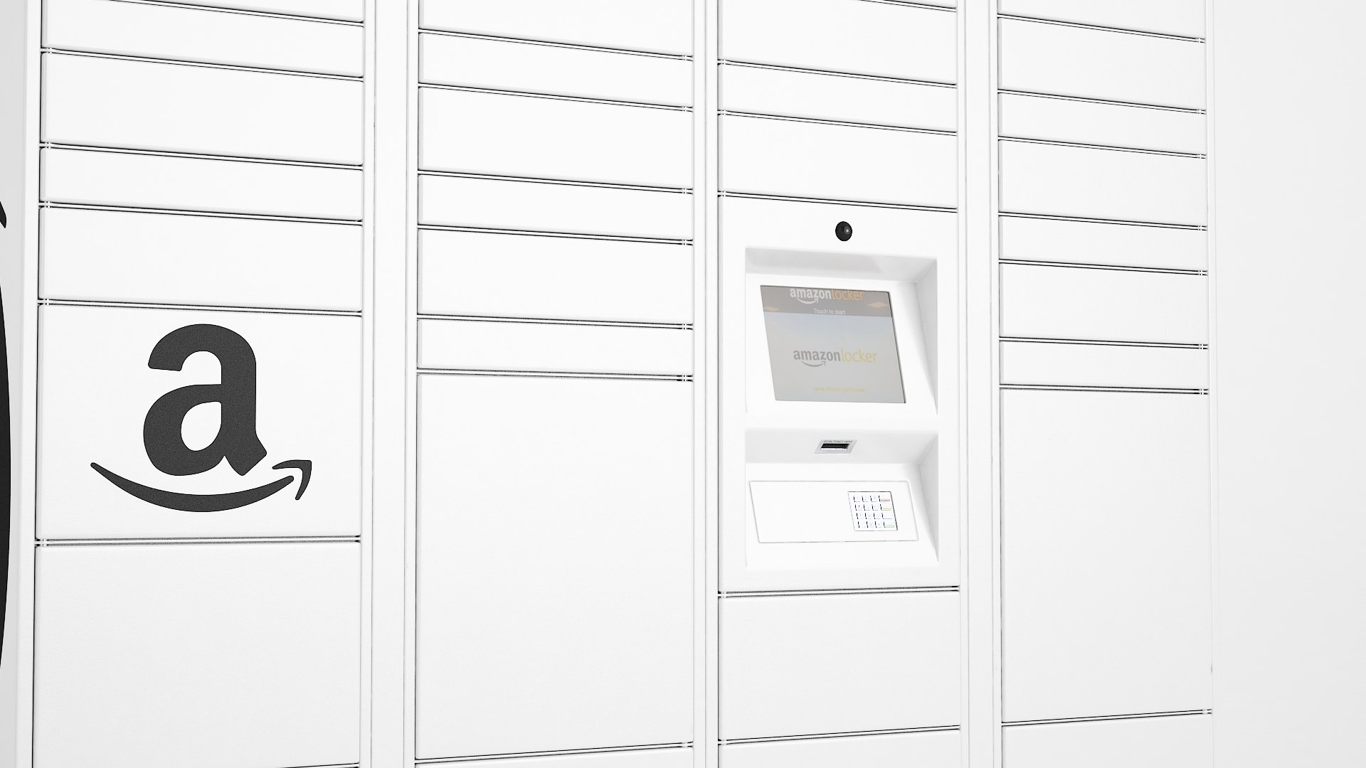 Amazon Delivery Lockers 3D Model - TurboSquid 1439607