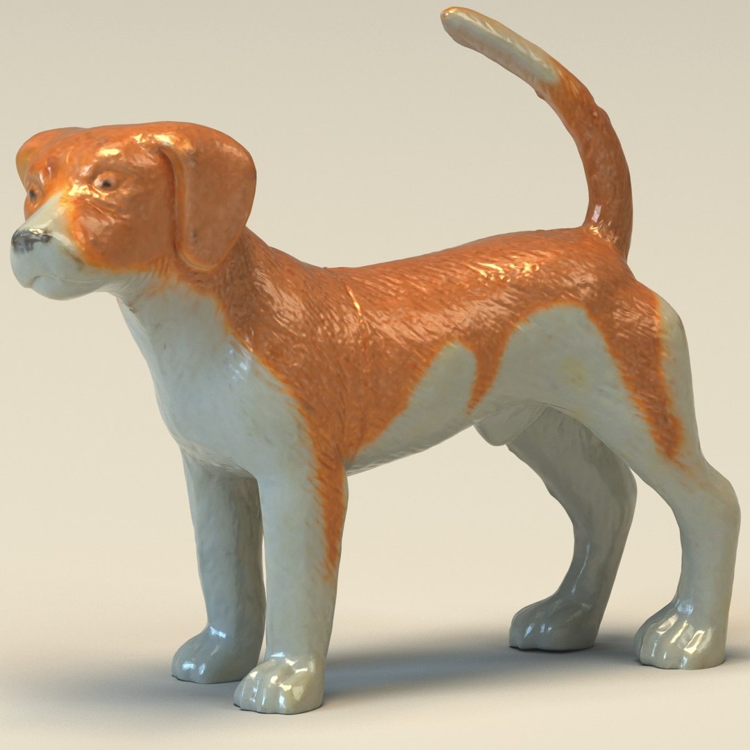 3D Plastic Toy Dog Model - TurboSquid 1408096