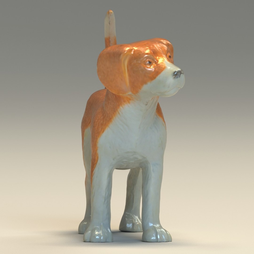 3D Plastic Toy Dog Model - TurboSquid 1408096