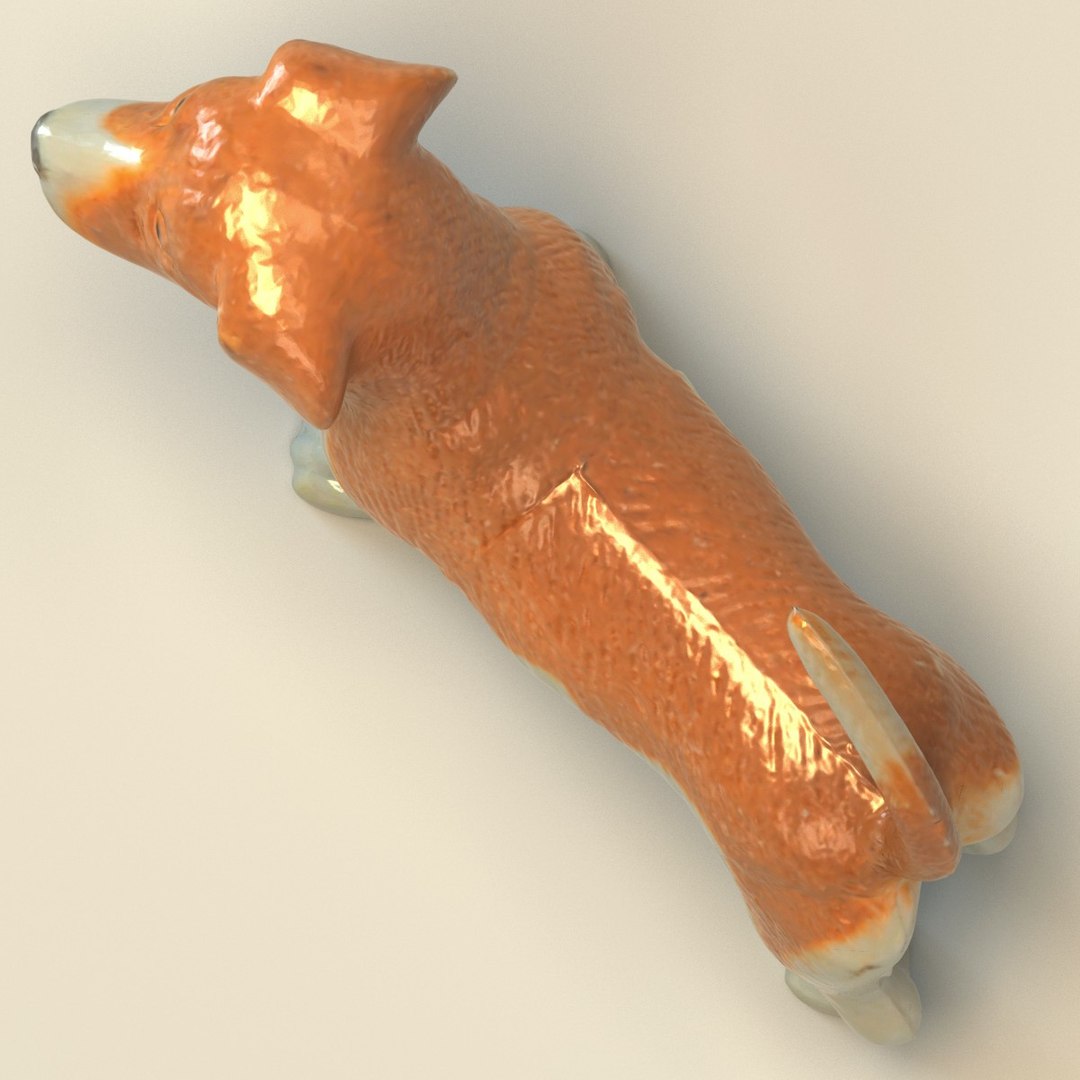 3D Plastic Toy Dog Model - TurboSquid 1408096