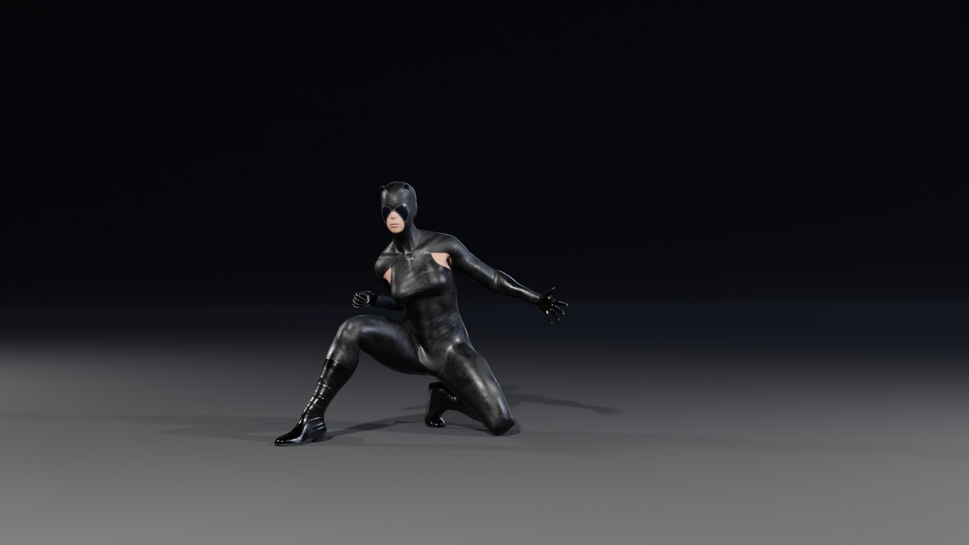 3D Super Hero Girl Character Model - TurboSquid 1983335