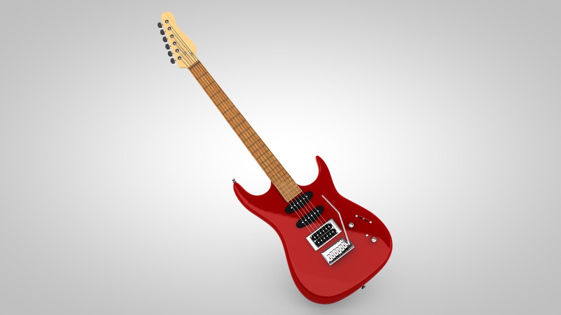 3D Model Electric Guitar - TurboSquid 1465747