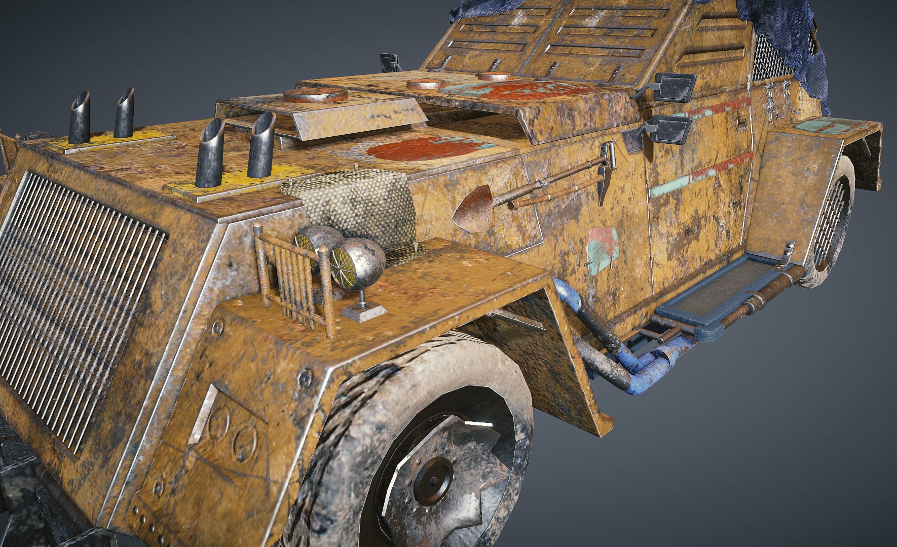 Apocalyptic Car Obj