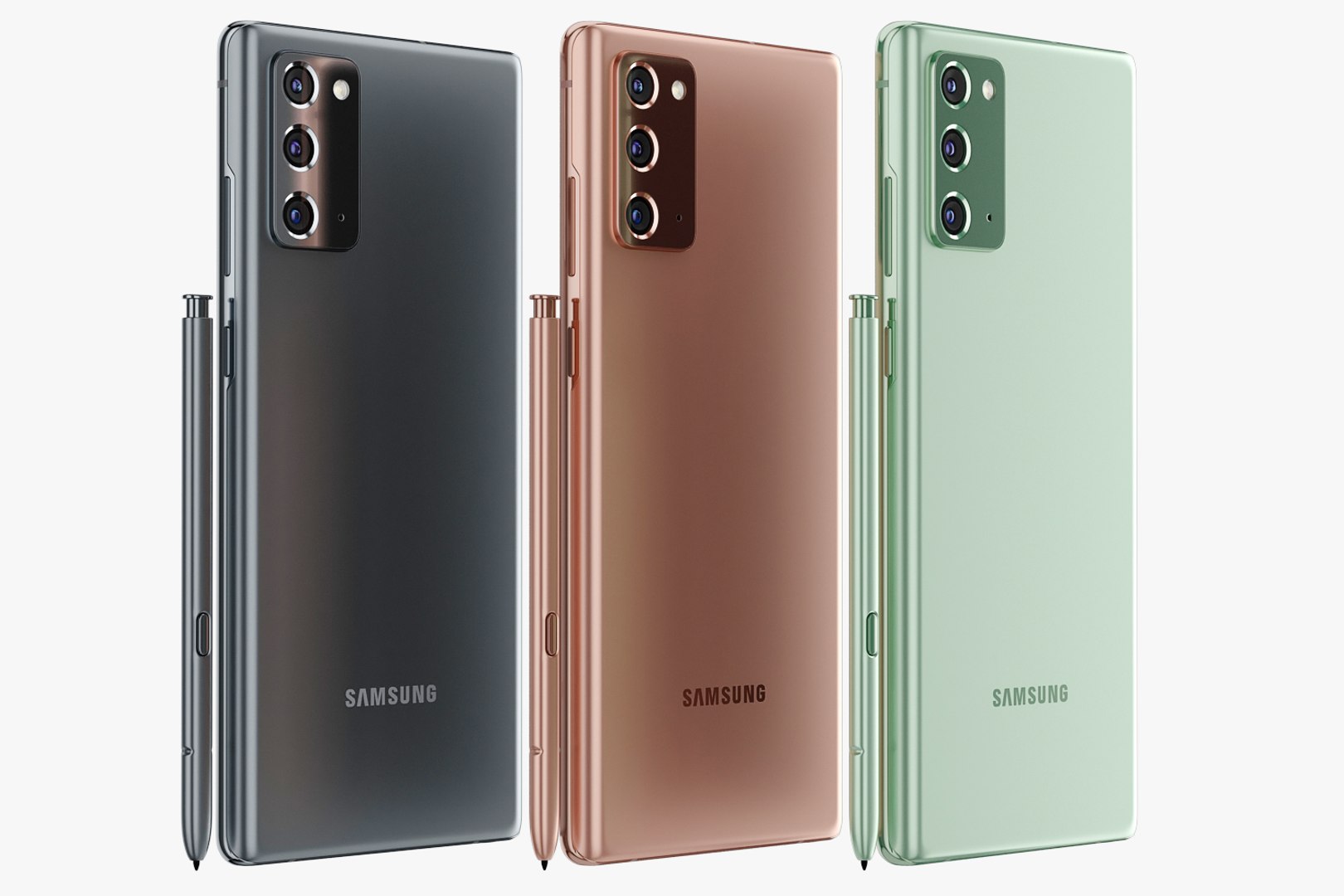 Samsung Galaxy Note 20 3D Model - TurboSquid 1614997