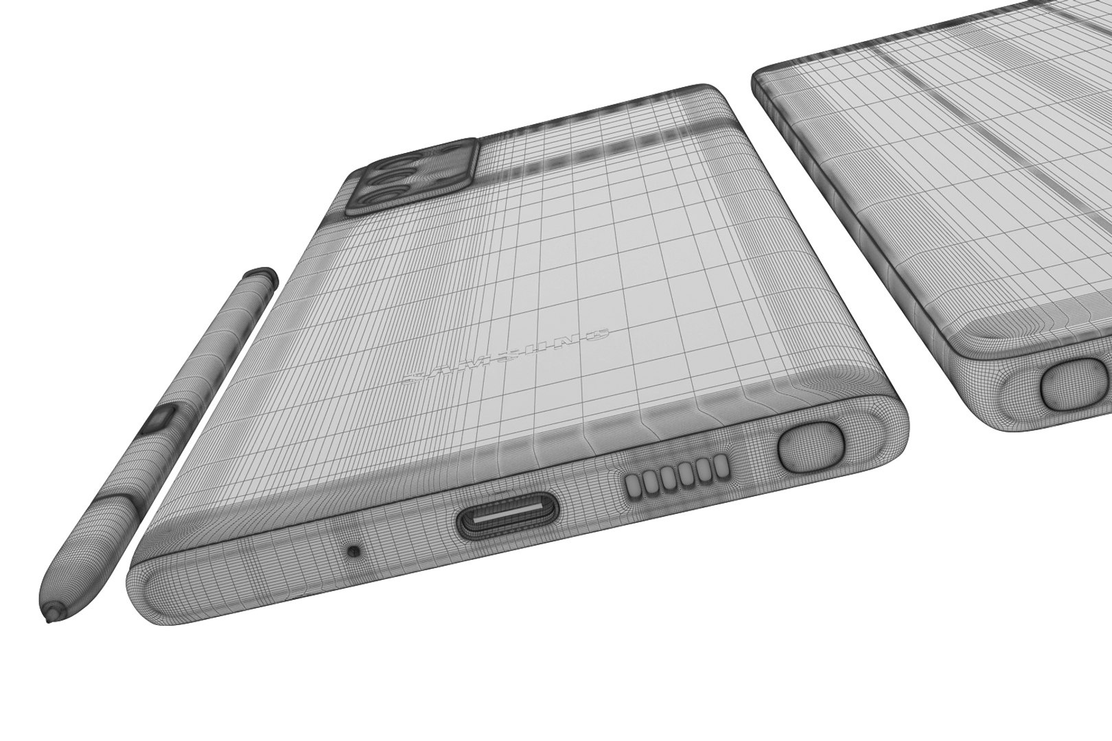 Samsung Galaxy Note 20 3D Model - TurboSquid 1614997