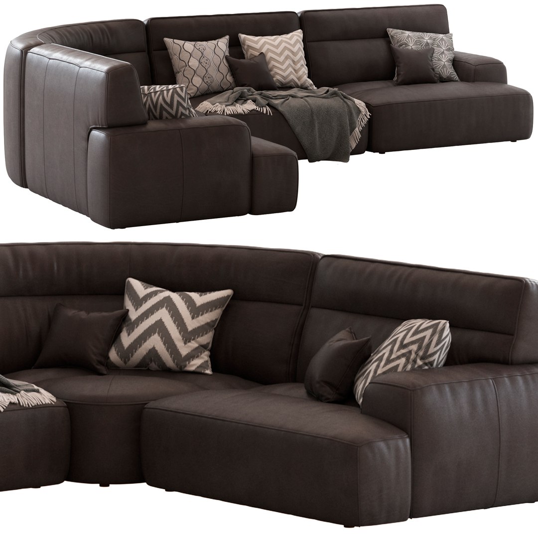 3D Model Coco Republic Alvaro Sofa2 - TurboSquid 2184184