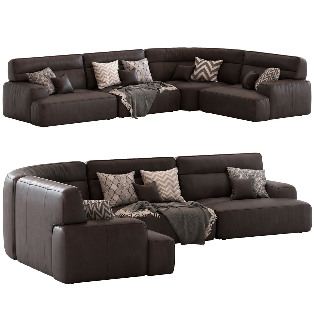 3D Model Coco Republic Alvaro Sofa2 - TurboSquid 2184184