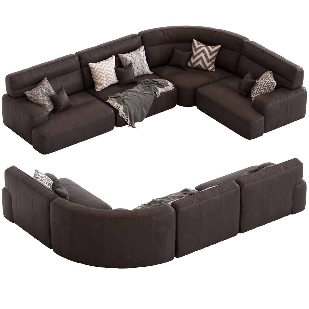 3D Model Coco Republic Alvaro Sofa2 - TurboSquid 2184184