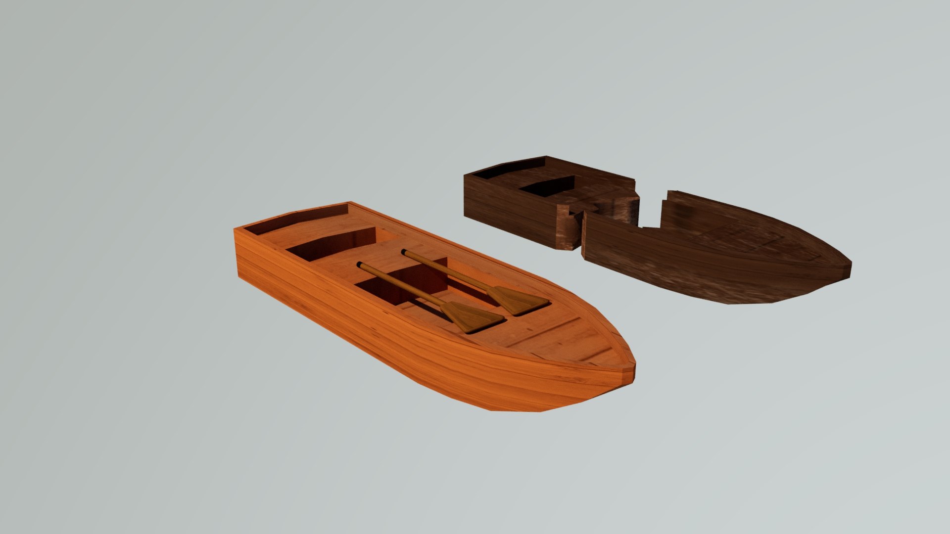 Wooden Boat 3D - TurboSquid 2017108