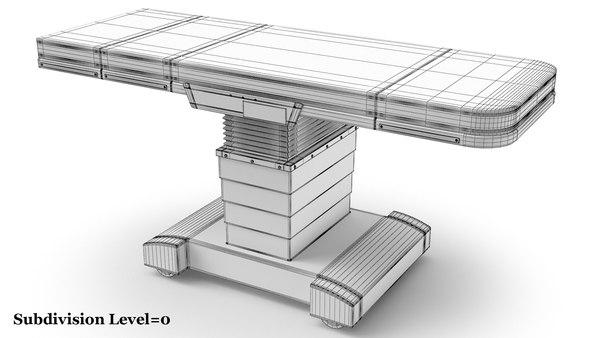 3D operating table set surgery model - TurboSquid 1523931