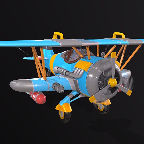 modelo 3d Stylized Plane - TurboSquid 1929838