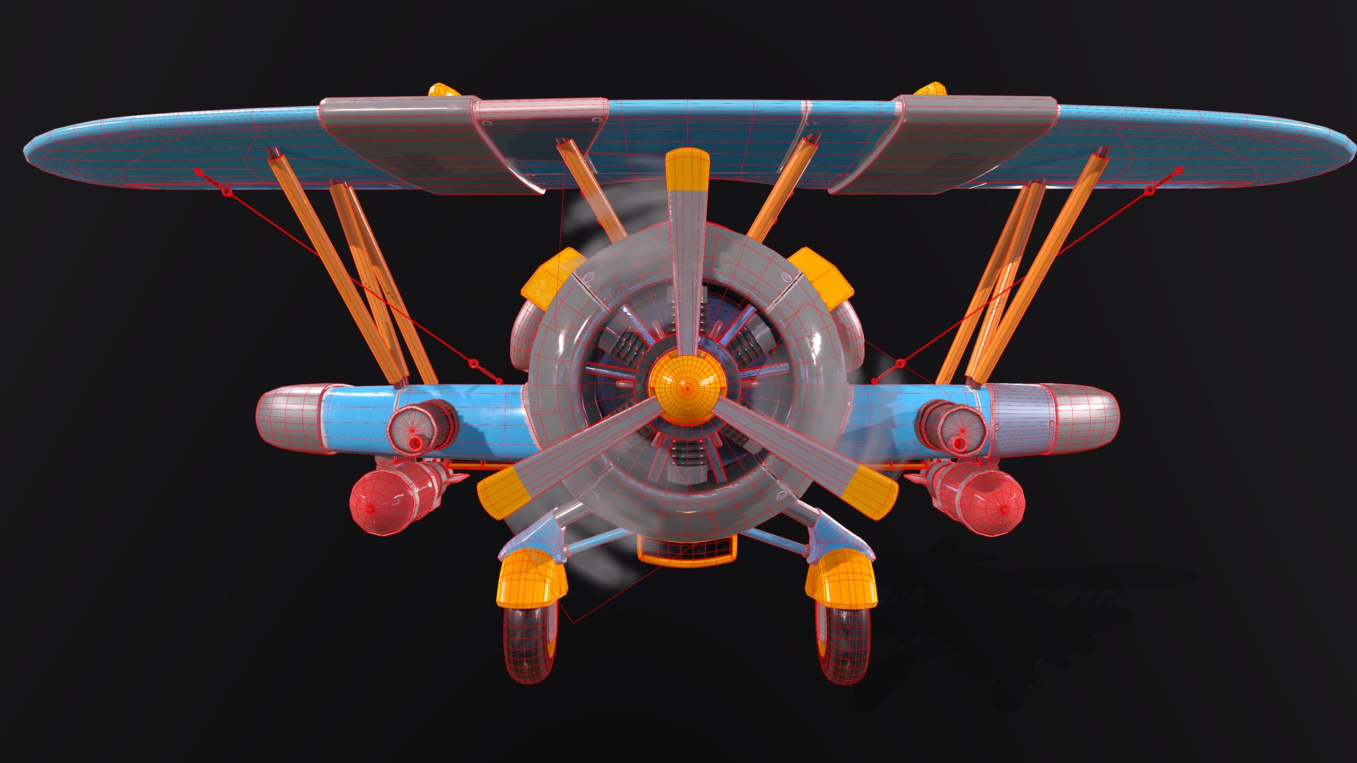 3D Model Stylized Plane - TurboSquid 1929838