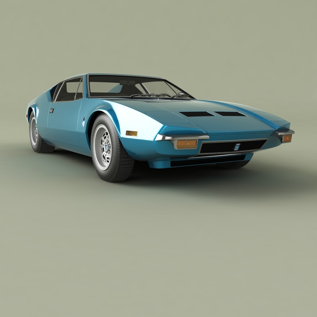 3D De Tomaso Pantera Model - TurboSquid 1847756