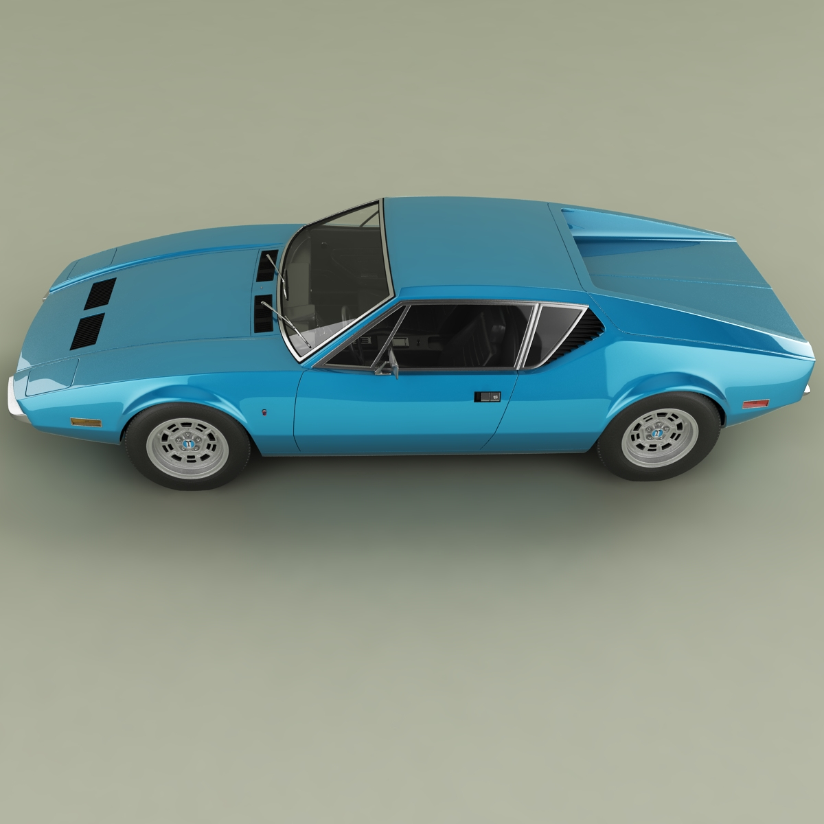 3D De Tomaso Pantera model - TurboSquid 1847756