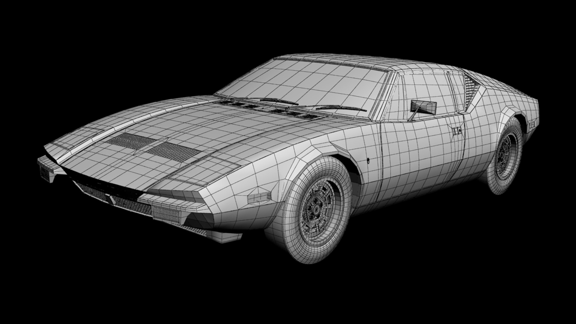 3D De Tomaso Pantera Model - TurboSquid 1847756