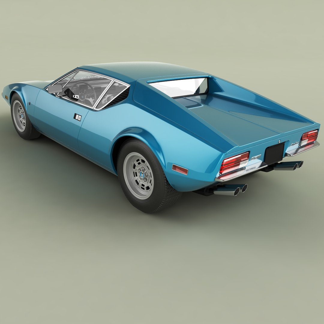 3D De Tomaso Pantera Model - TurboSquid 1847756