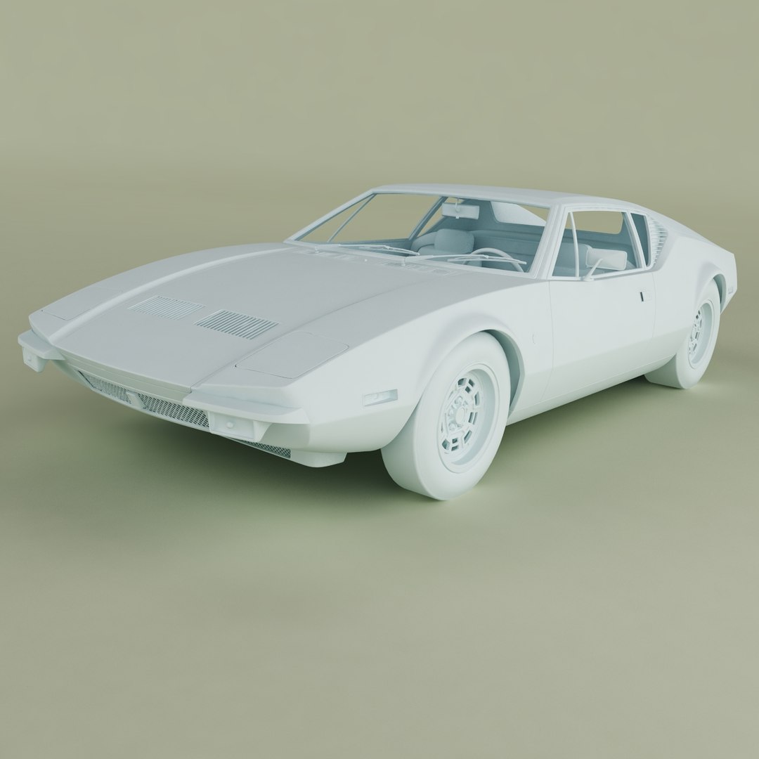 3D De Tomaso Pantera Model - TurboSquid 1847756