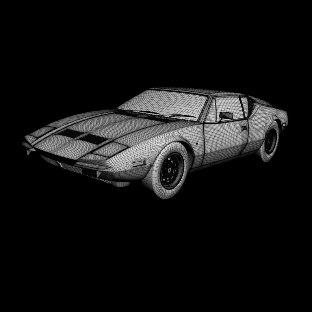 3D De Tomaso Pantera Model - TurboSquid 1847756