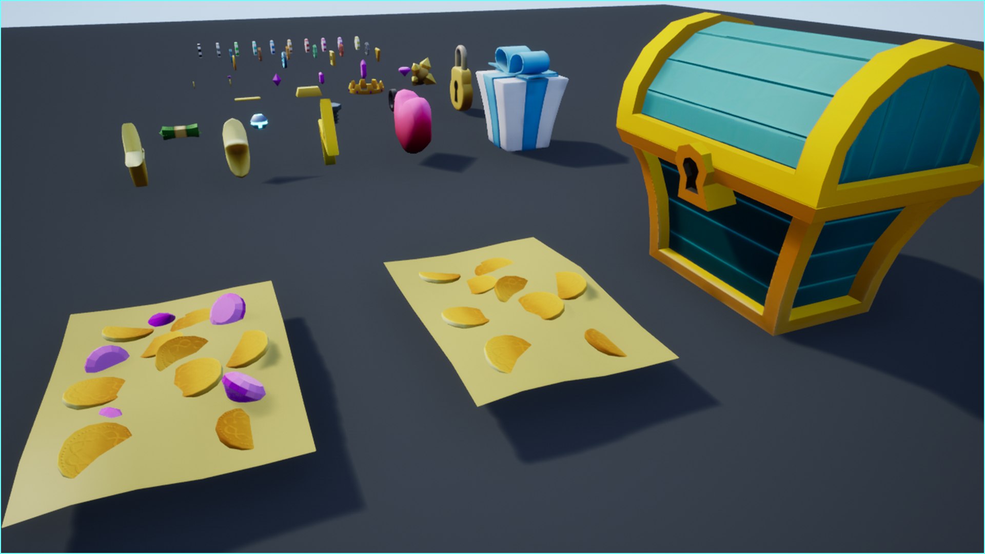 3D Game Currency Pack Model - TurboSquid 1938714