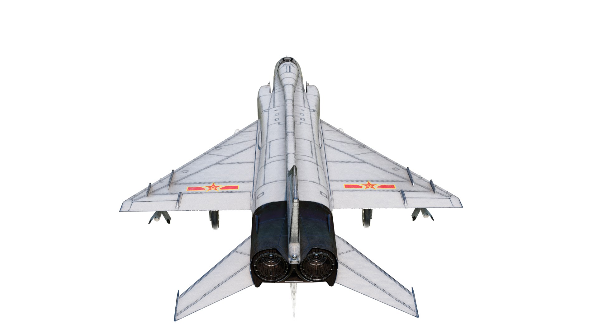 3D Model PLAAF J-8II Fighter Shenyang J-8F Finback - TurboSquid 2398431