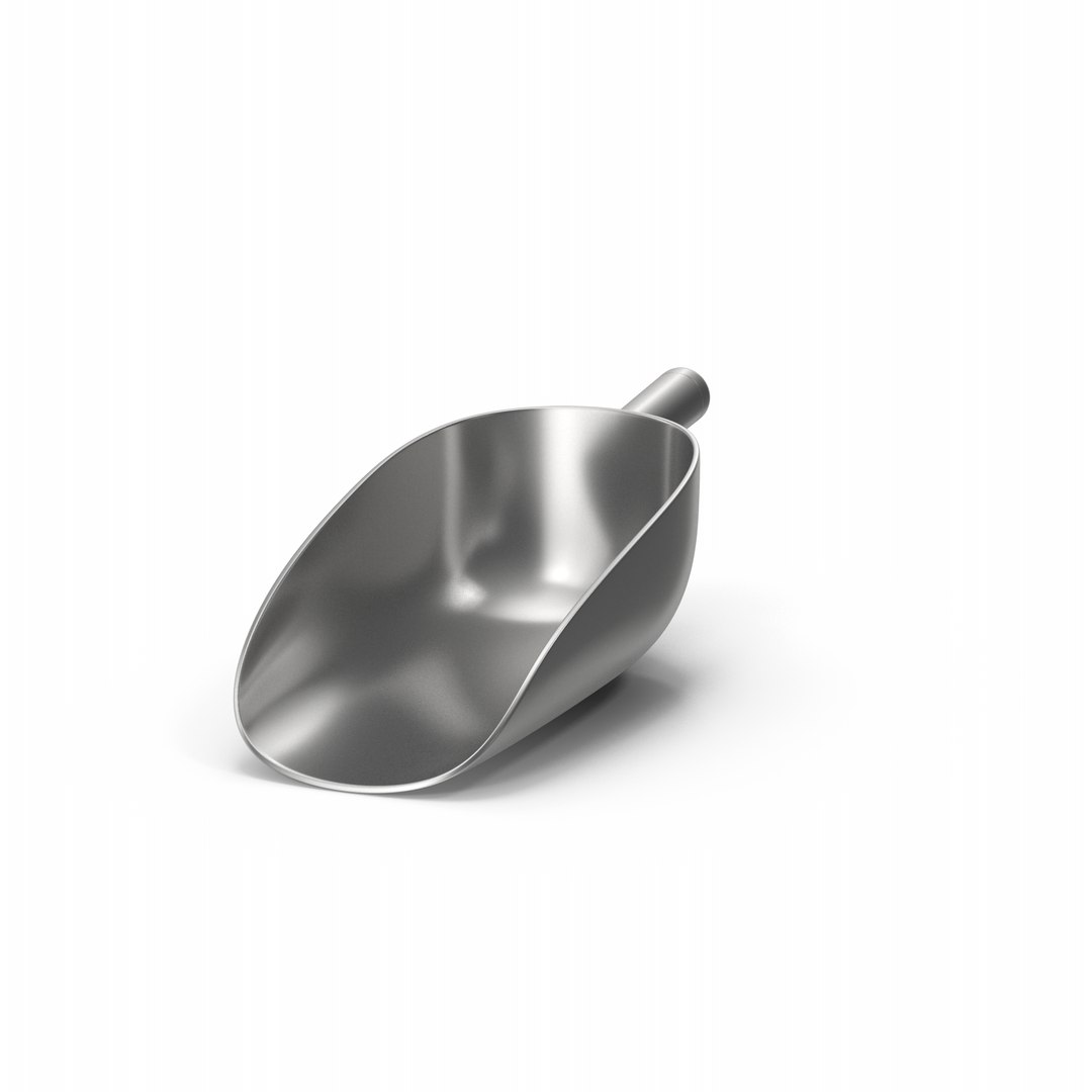 Stainless Steel Scoop 3D Model - TurboSquid 1893084