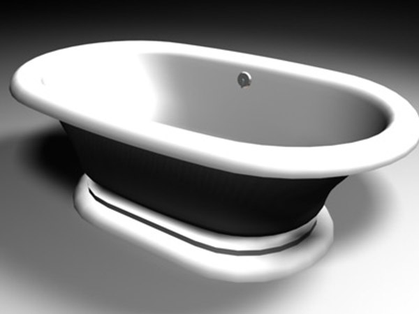 bathroom tub 3d model