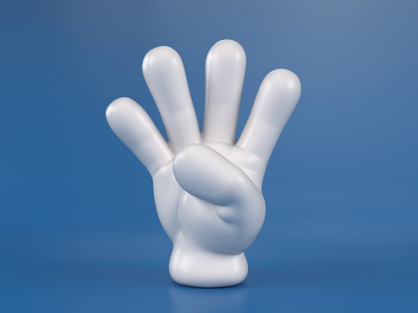Cartoon Hand 5 Fingers Pack 01 3D Model - TurboSquid 1903640