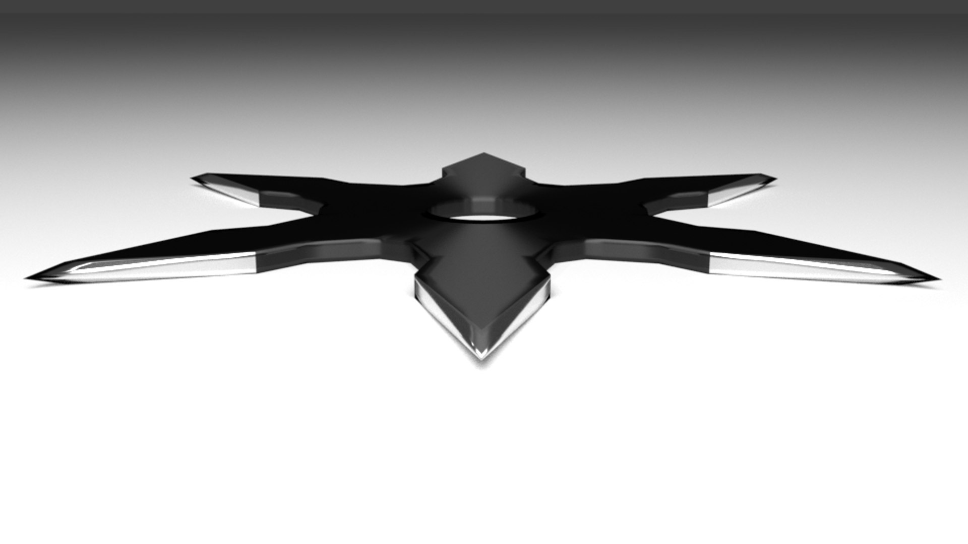 Throwing star 2 3D - TurboSquid 1481639