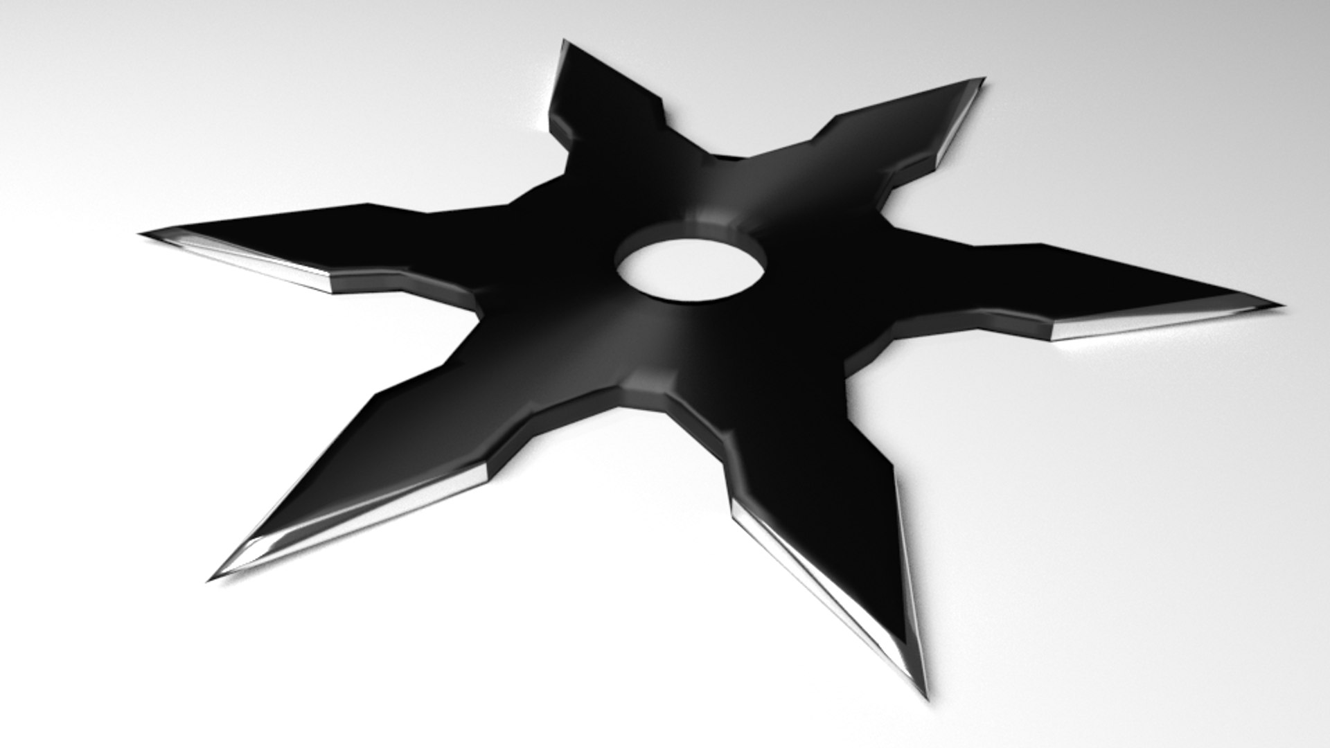 Throwing star 2 3D - TurboSquid 1481639