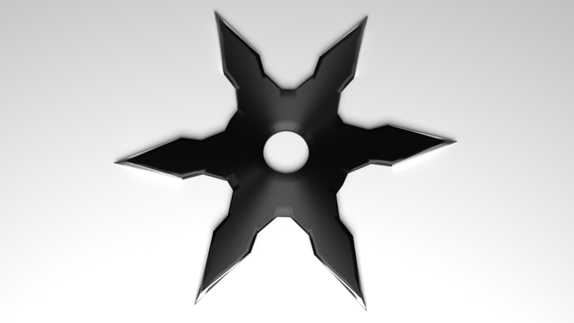 Throwing star 2 3D - TurboSquid 1481639