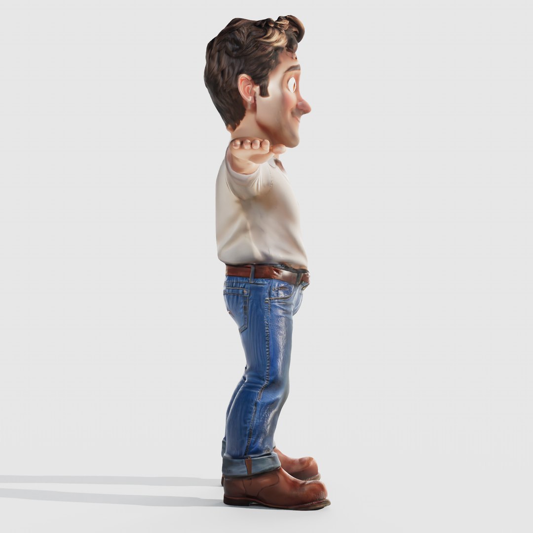 3D Cartoon Character Rigged - TurboSquid 2277950