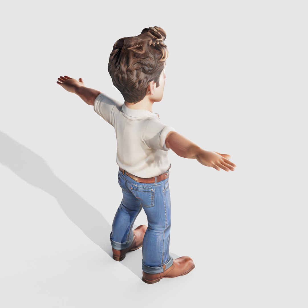 3D Cartoon Character Rigged - TurboSquid 2277950