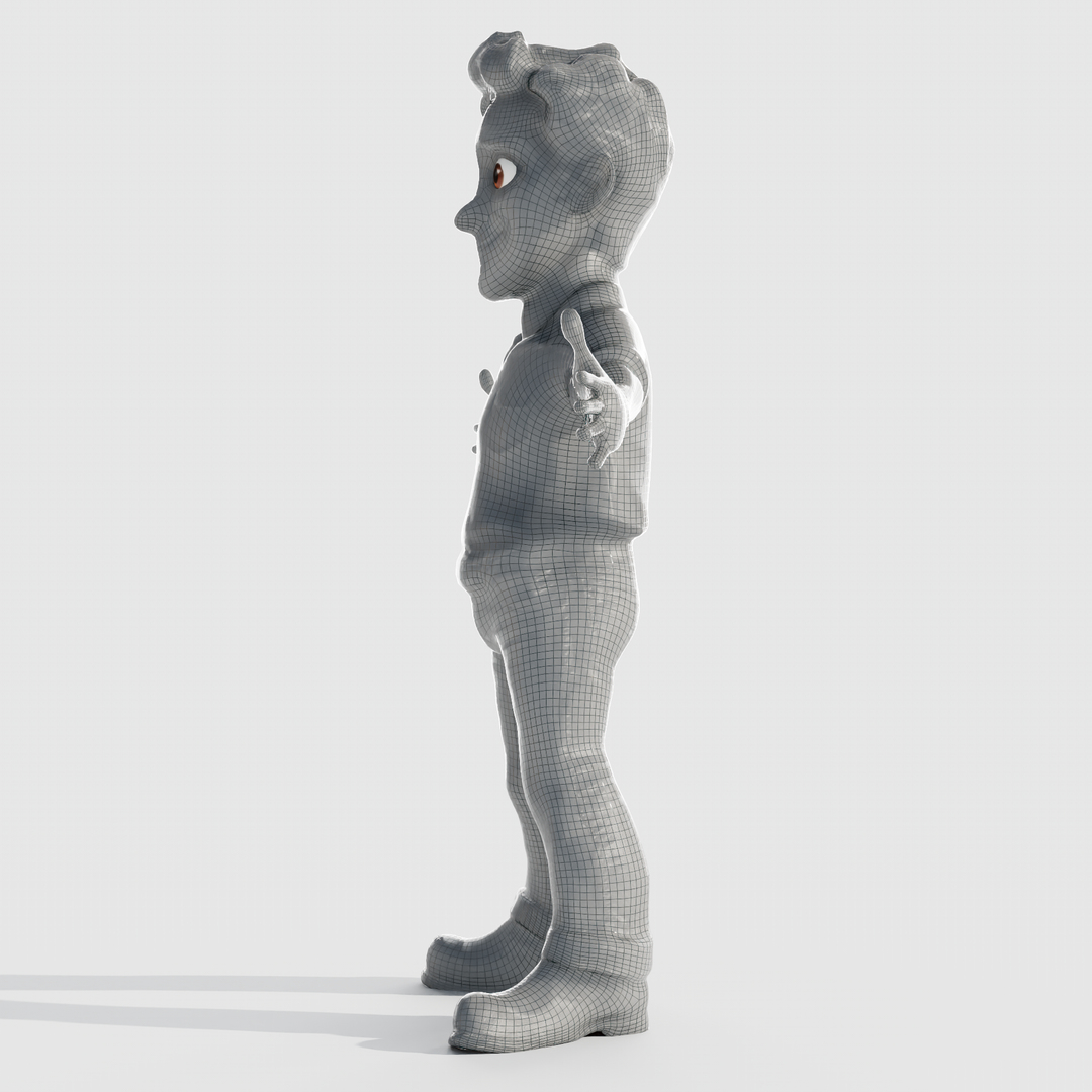 3D Cartoon Character Rigged - TurboSquid 2277950