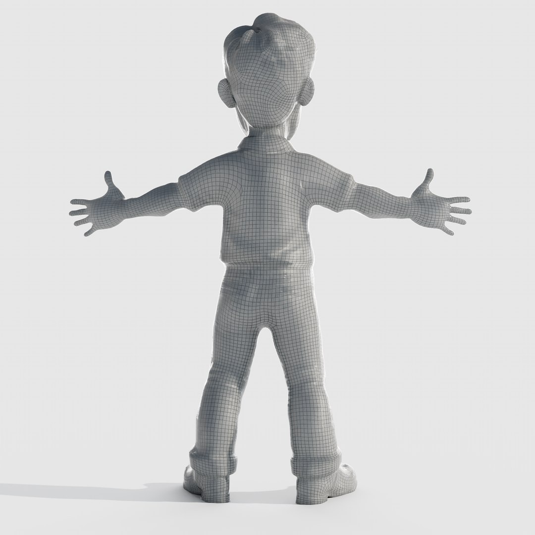 3D Cartoon Character Rigged - TurboSquid 2277950