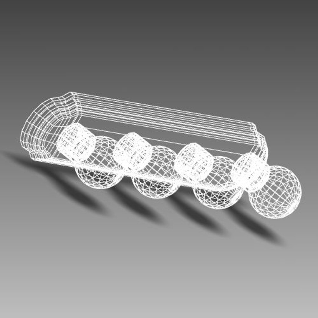 Bathroom Light Fixtures Lamps 3d Model