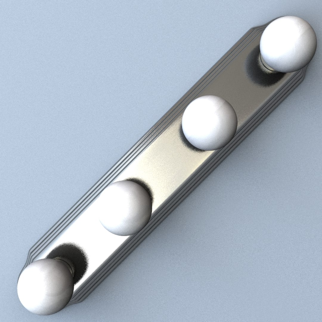 Bathroom Light Fixtures Lamps 3d Model
