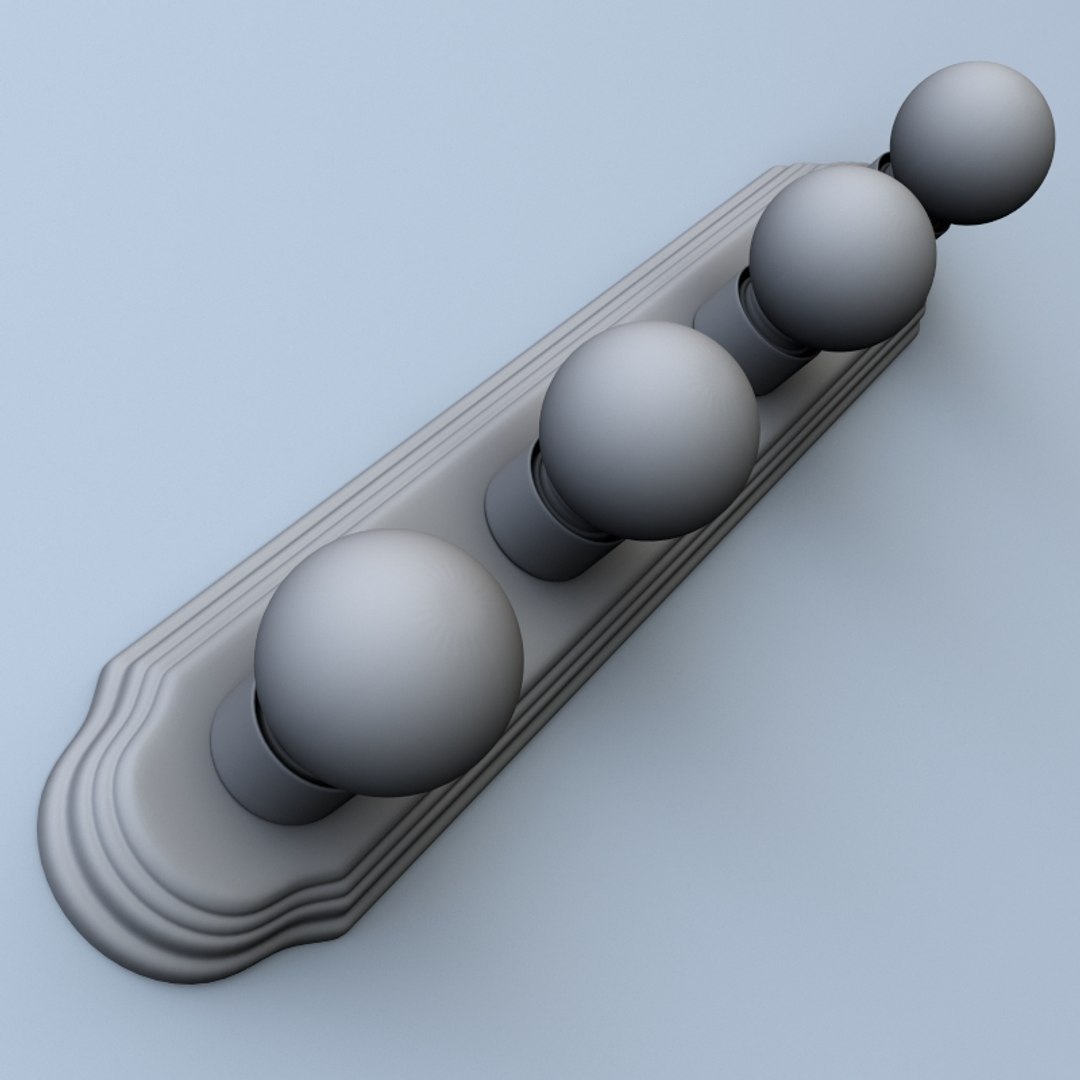 Bathroom Light Fixtures Lamps 3d Model