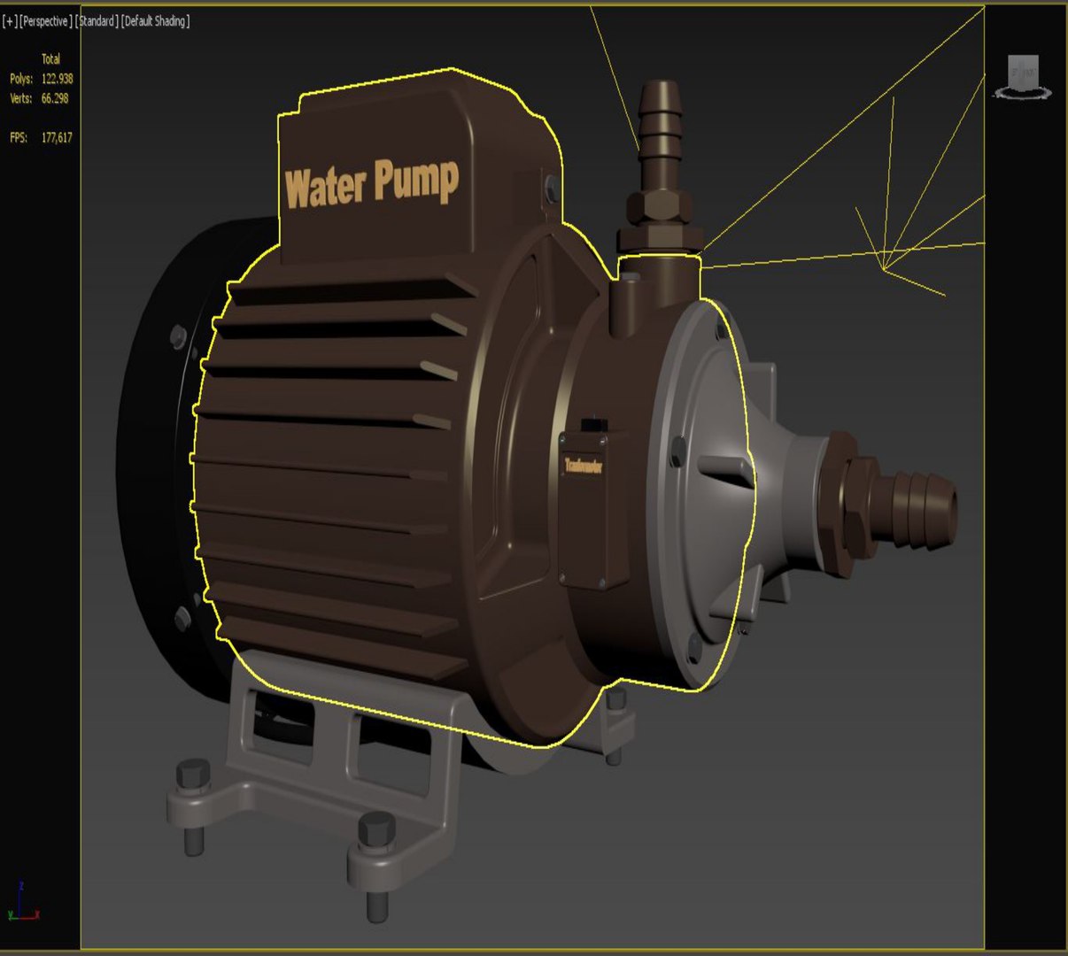 Water Pump 3D Model - TurboSquid 1831673