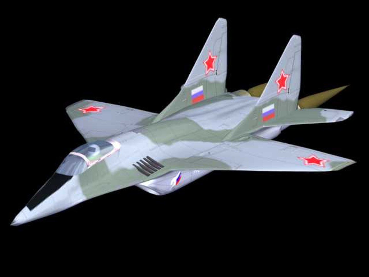 3d mig-29 fighter plane model