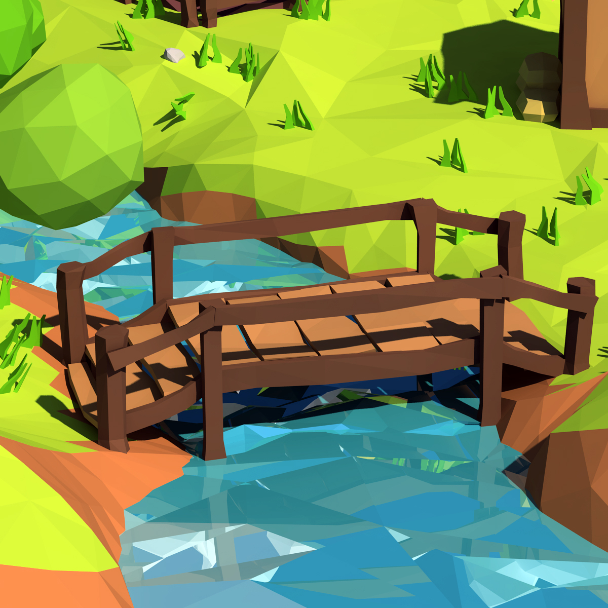 island scene 3d max