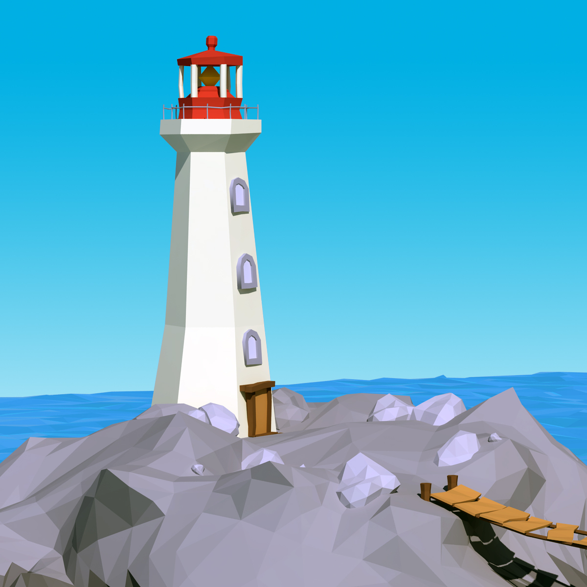 island scene 3d max