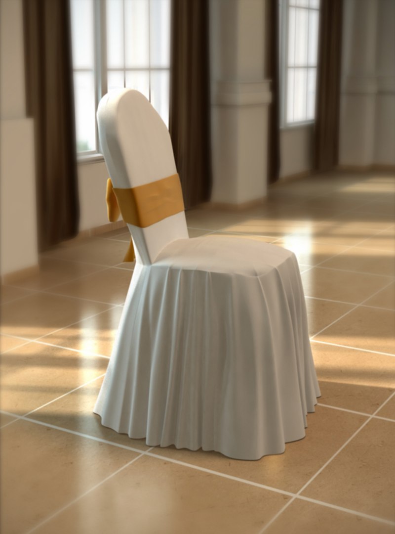3d Model Chair Weddings