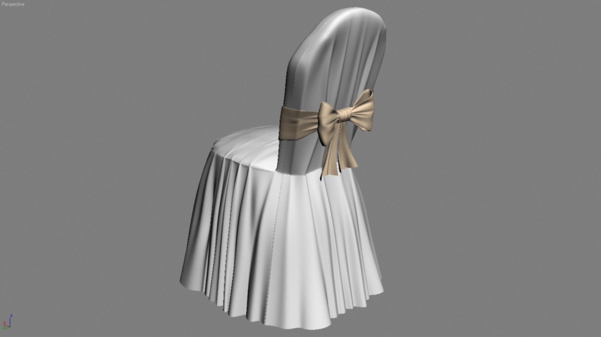 3d Model Chair Weddings