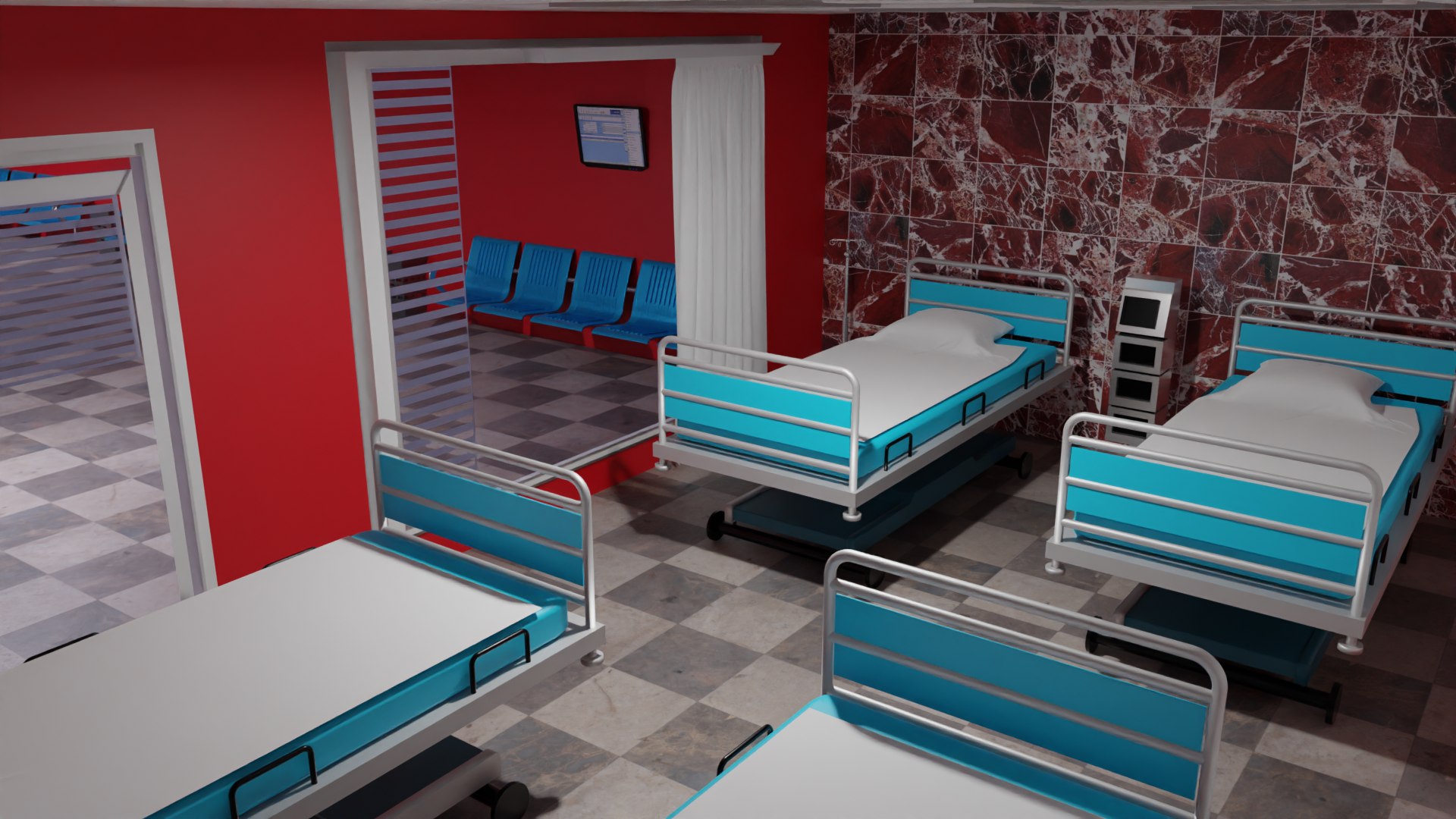 Hospital Interior 3D Model - TurboSquid 2164725